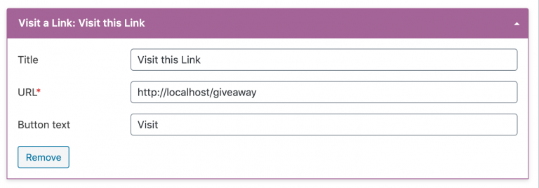Visit a Link - Simple Giveaways